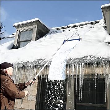Review IKASNA Snow Rake 21 FT Roof Rake Snow Remover, Roof Snow Shovel ...