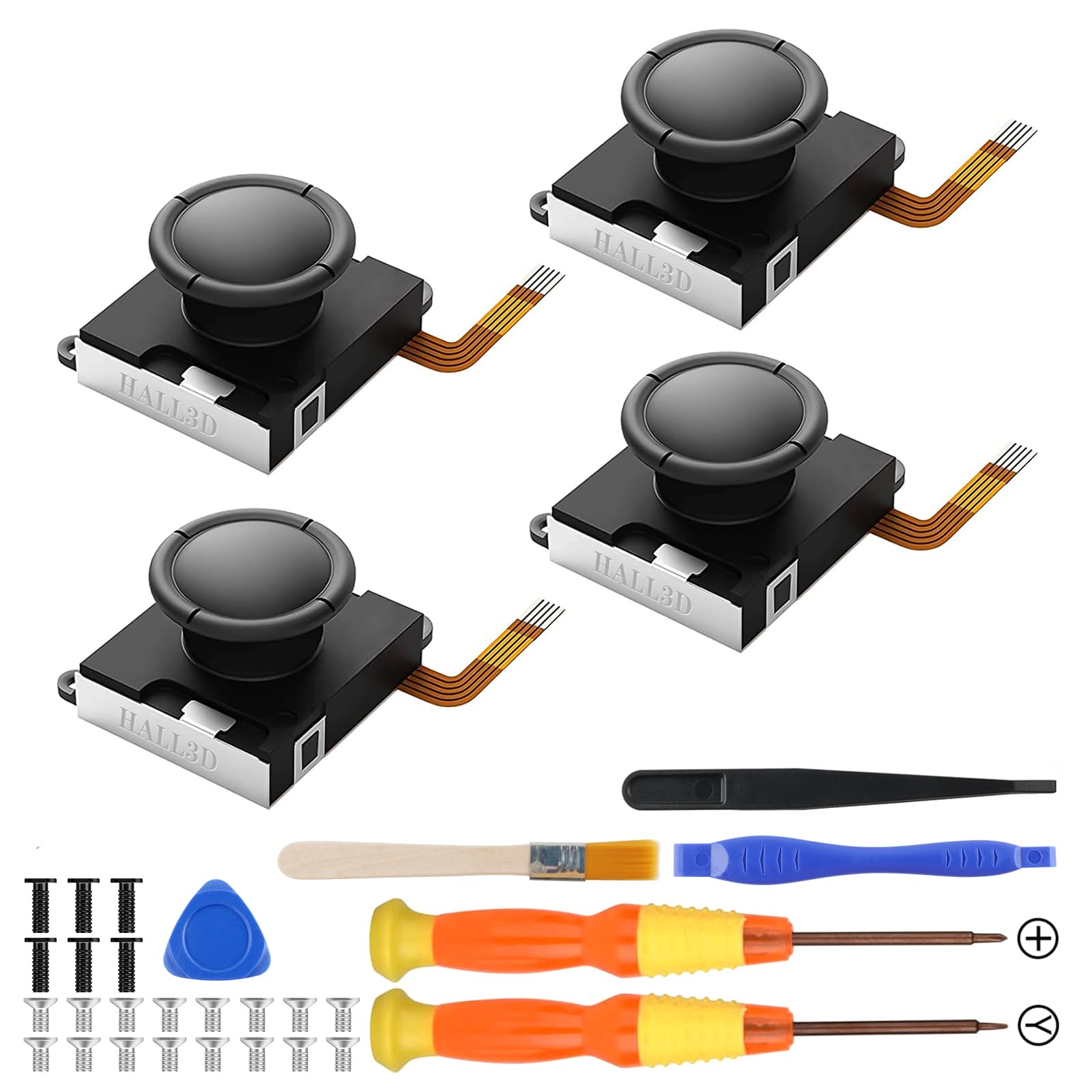 Amazon.com: BRONAL Hall Effect Joystick, Joycon Joystick Replacement ...