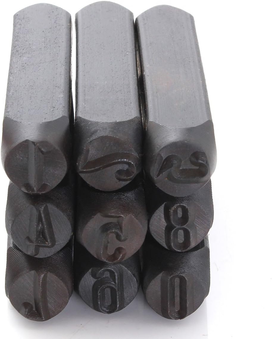 Brass Punch Set Steel Die Metal Stamping Kit Punch Tool Number Let ...