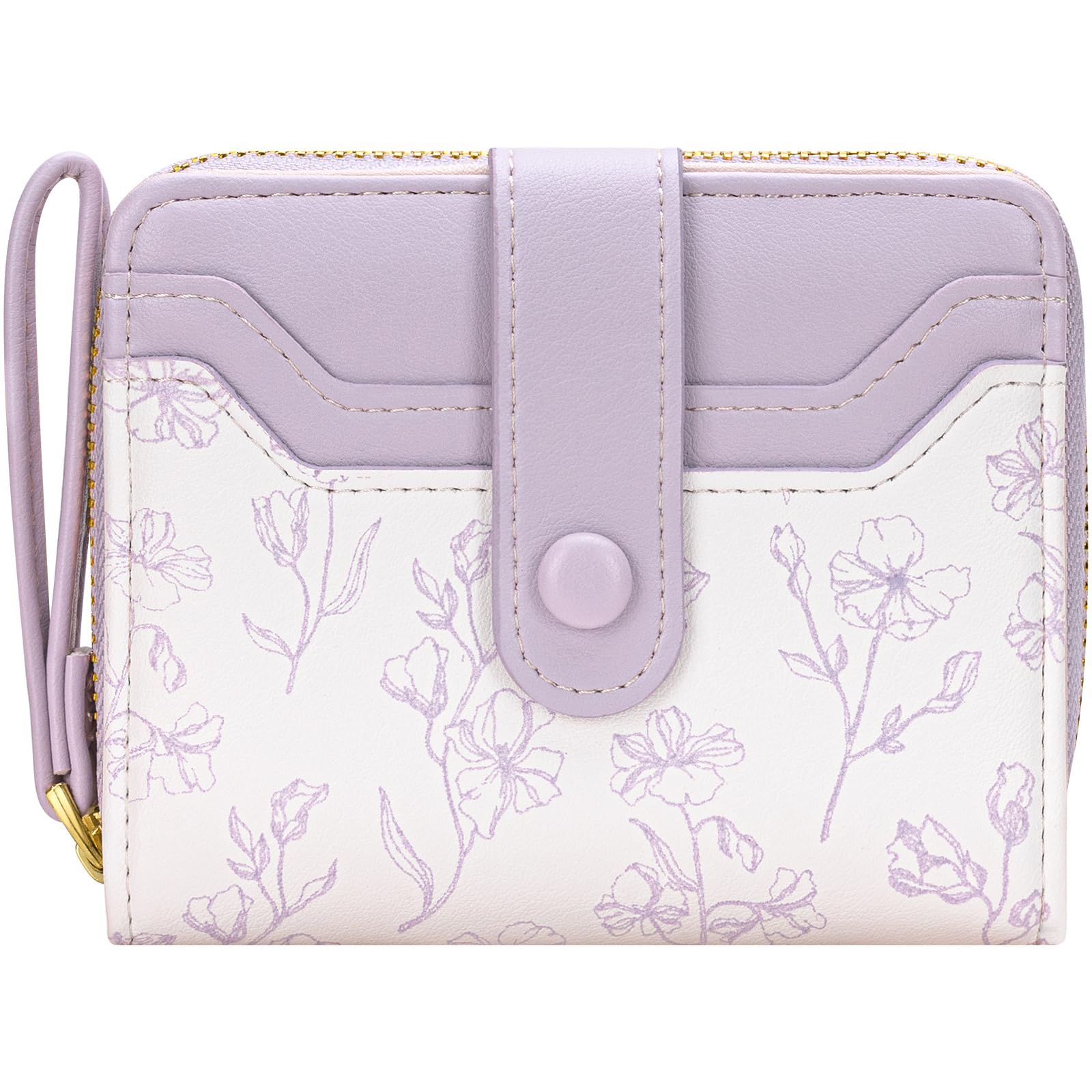 Amazon.com: BIAOTIE Wallet for Women Cute Floral Flower Wallet RFID ...