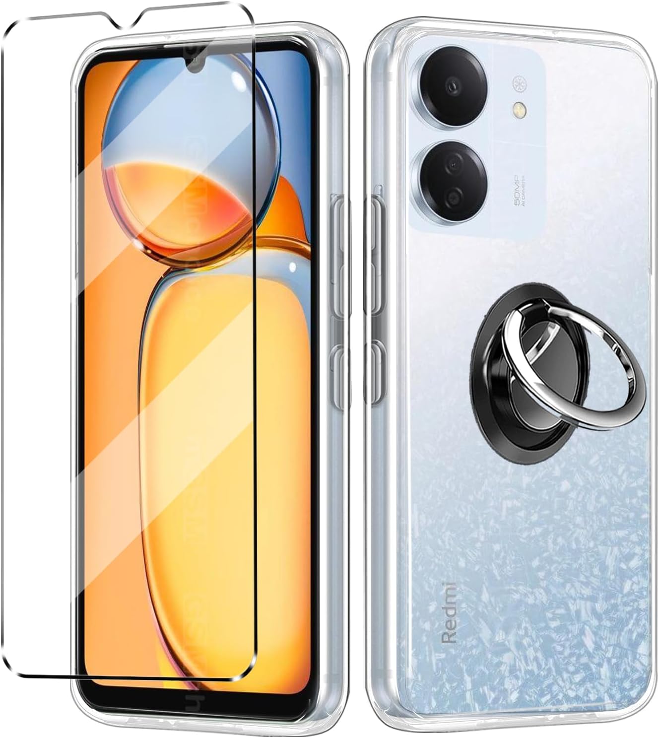 TVVTPU Handykette für Xiaomi Redmi 13C/Redmi 13 C/Poco C65 Hülle mit ...