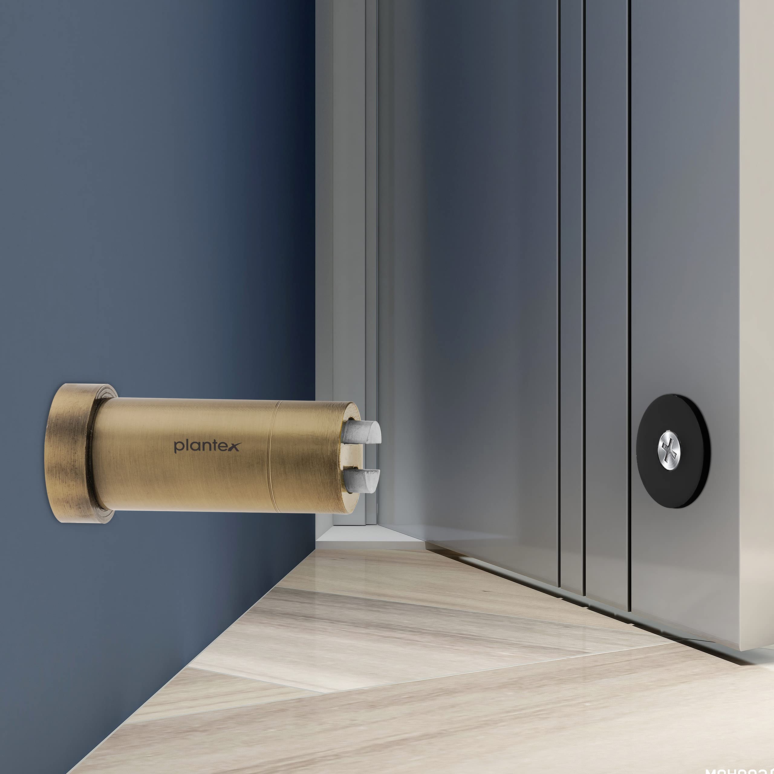 Plantex Door Back Stopper/Door Magnetic Stopper/Stainless Steel Wall ...