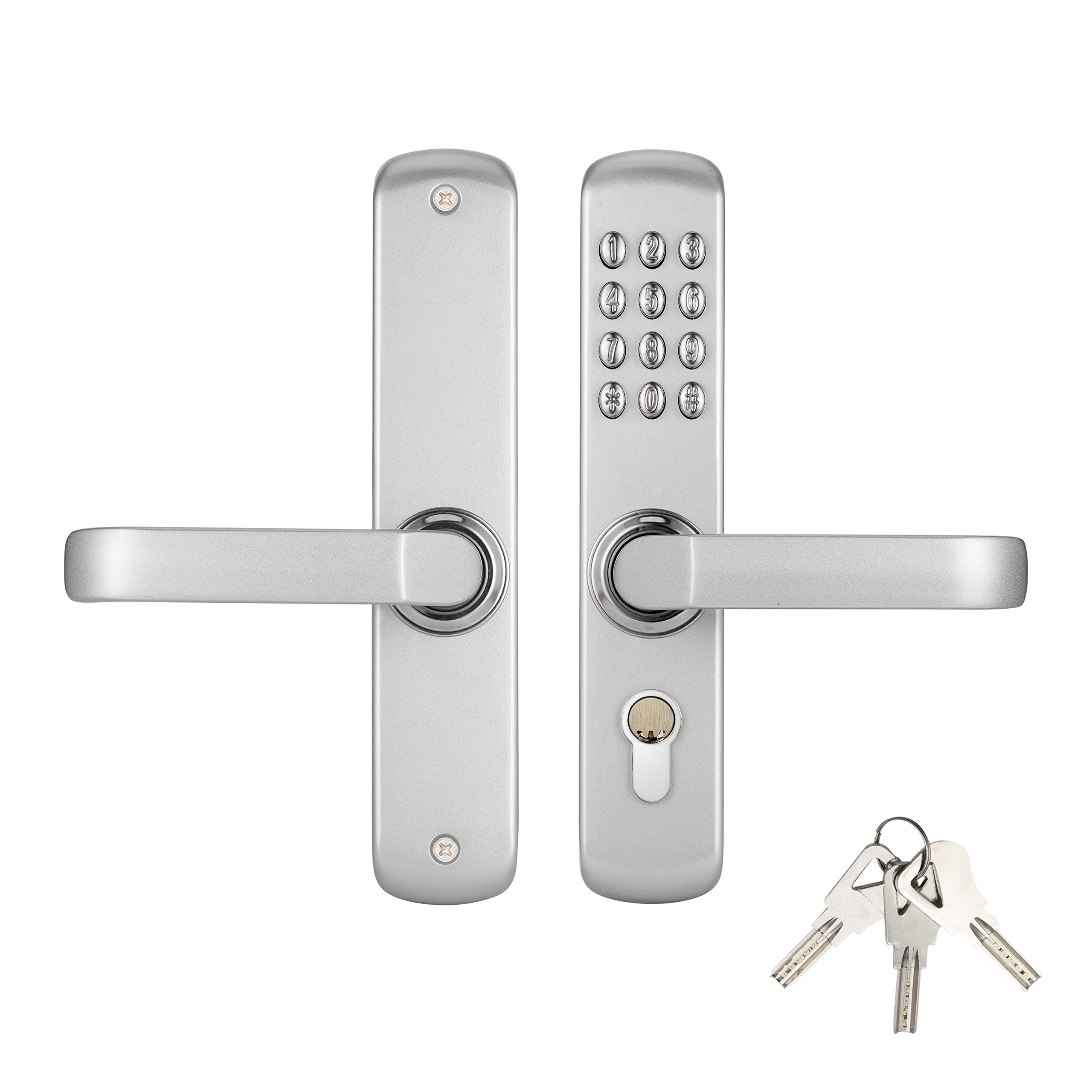 MUTEX Mechanical Keyless Lock MX230S with Keypad & Mechanic Key Entry ...