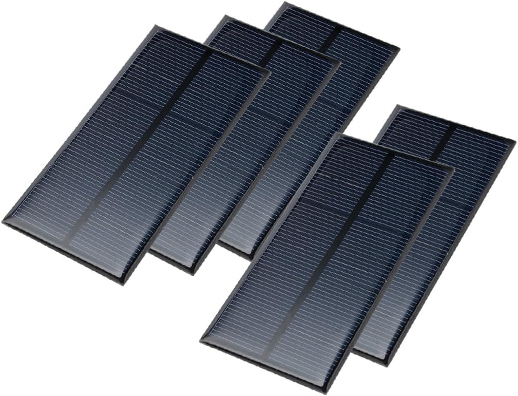 Amazon.com: uxcell 5Pcs 7.5V 100mA Poly Mini Solar Cell Panel Module ...
