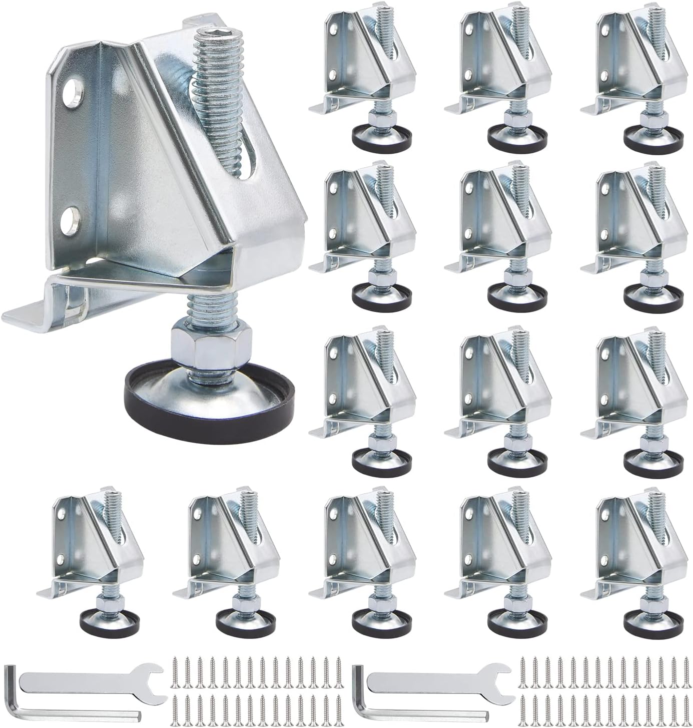 Amazon.com: Leg Leveler, 4/8/16 Pack Leveling Feet, Heavy Duty ...