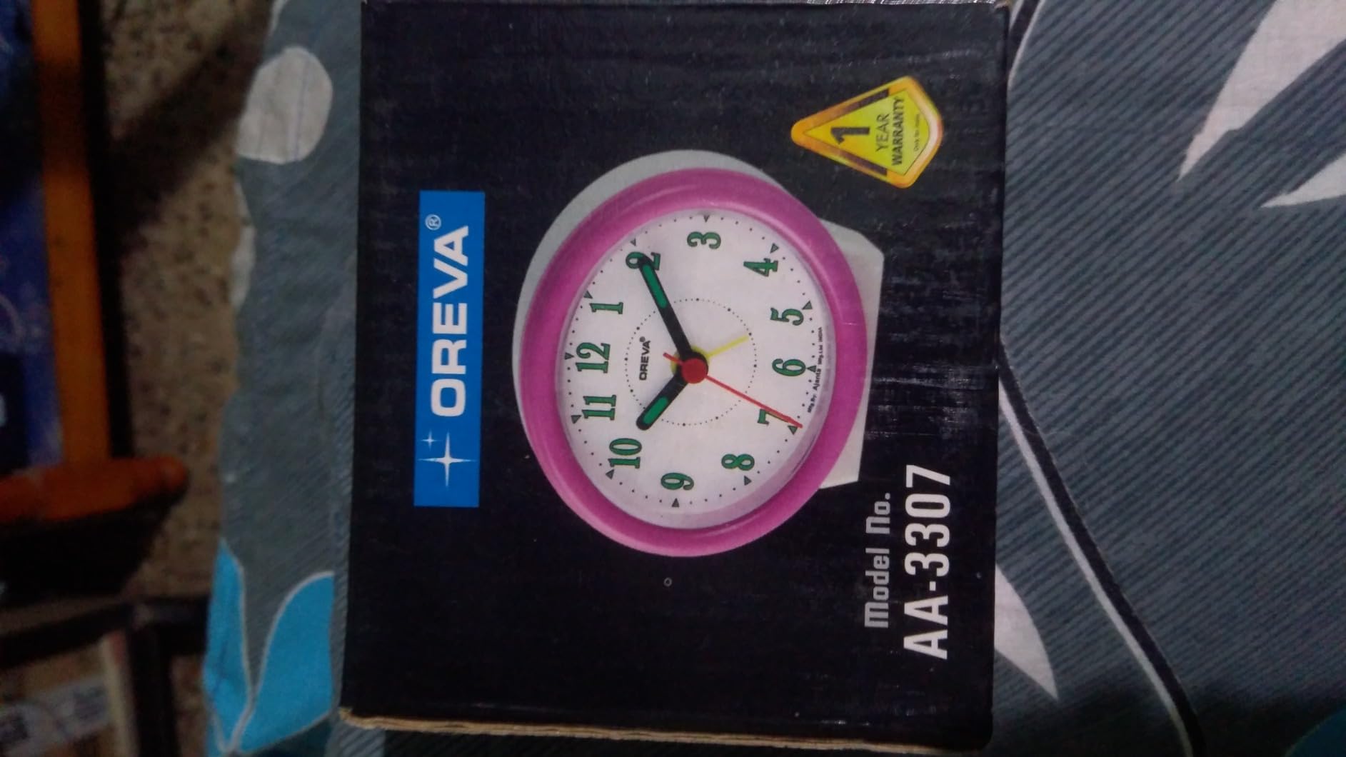 Buy OREVA Bip Alarm Table Clock (9.2 cm x 3.9 cm x 8.2 cm, AA3307 ...