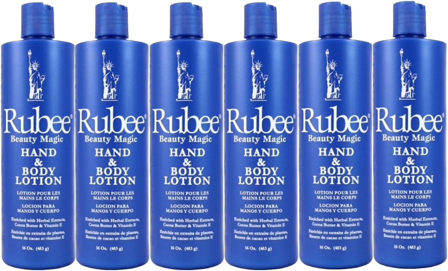 Amazon.com : Rubee Hand & Body Lotion 16 oz. (3-Pack) with a Free 2 oz ...