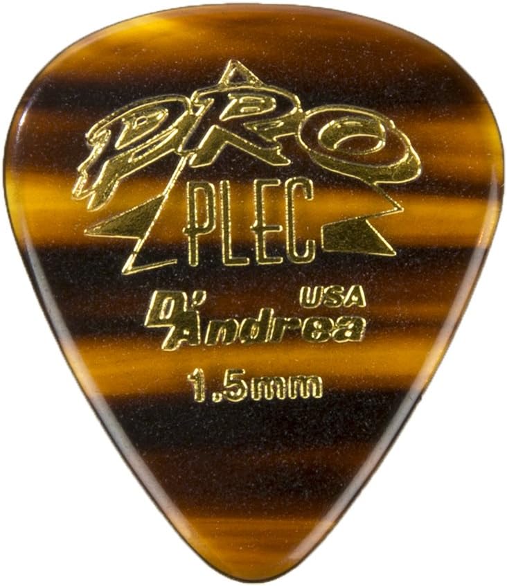D'Andrea PPRO-351 Pro Plec 351 Standard Guitar Pick, 12-Piece, Shell, 1 ...