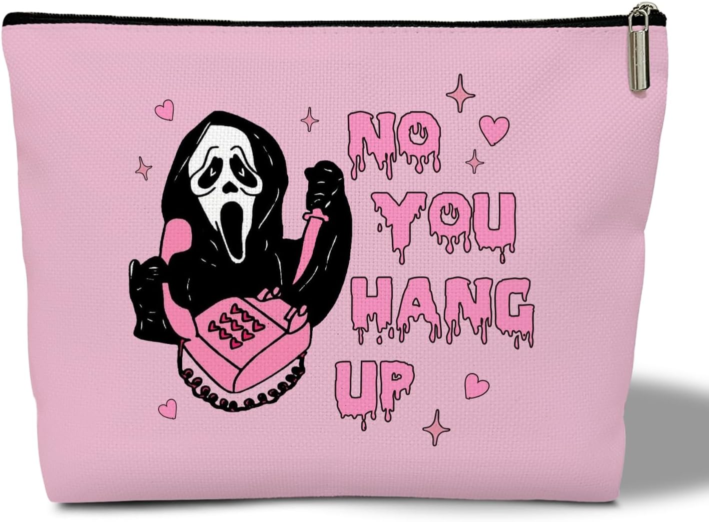 Amazon.com: OUDIEA Skeleton Scream Movie Makeup Bag, No You Hanger Up ...