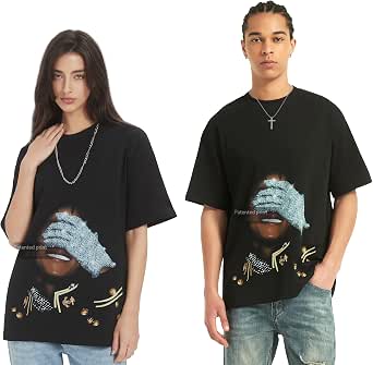 Men's Graphic T-Shirt, 250Gsm 100% Cotton, Digital Print, Michael ...