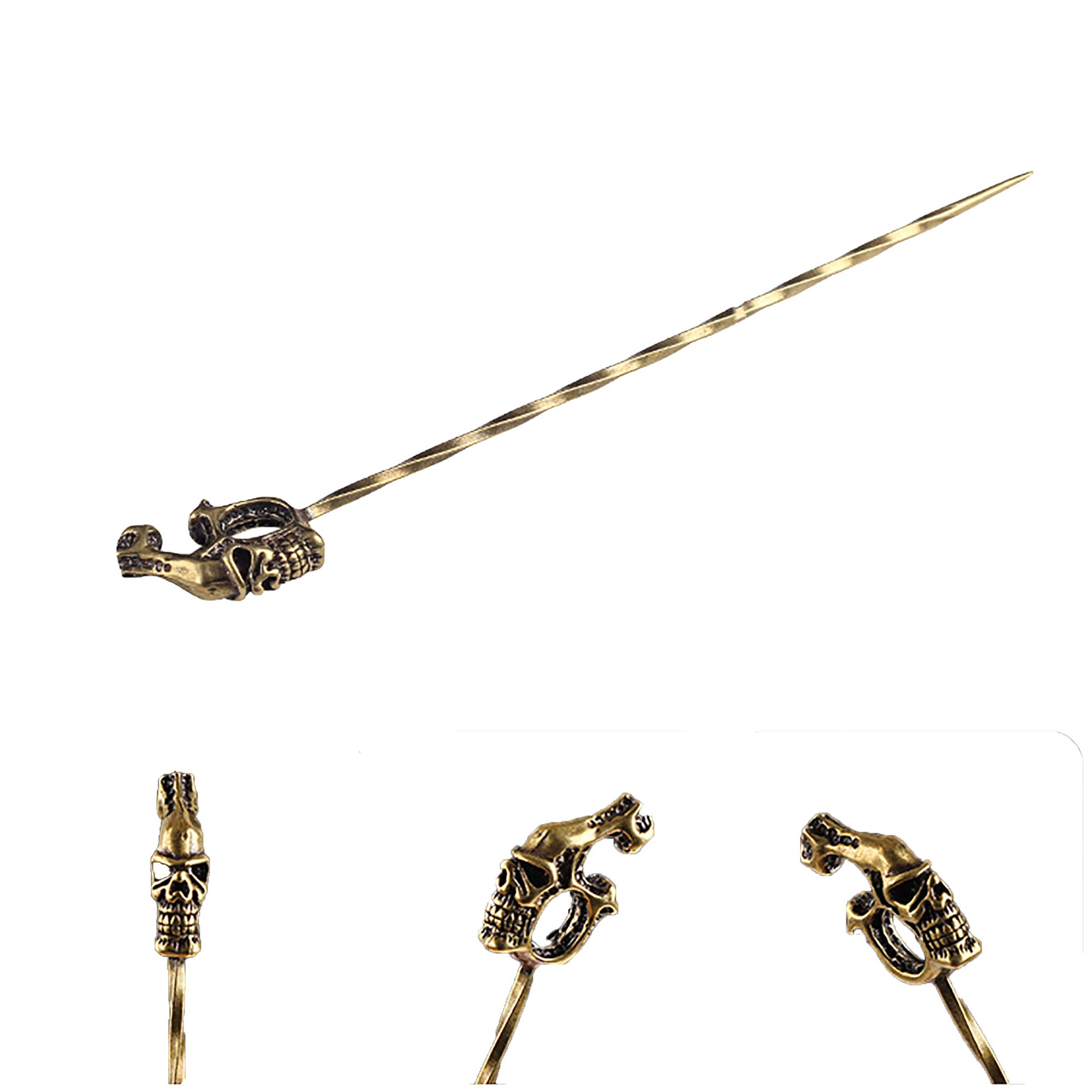 Buy 73HA73Cigar Draw Tool Bronze Cigar Nubber of Punch Cigar Needle ...