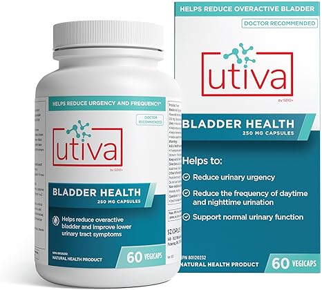 Utiva Bladder Health – Natural Bladder Control Supplement for ...