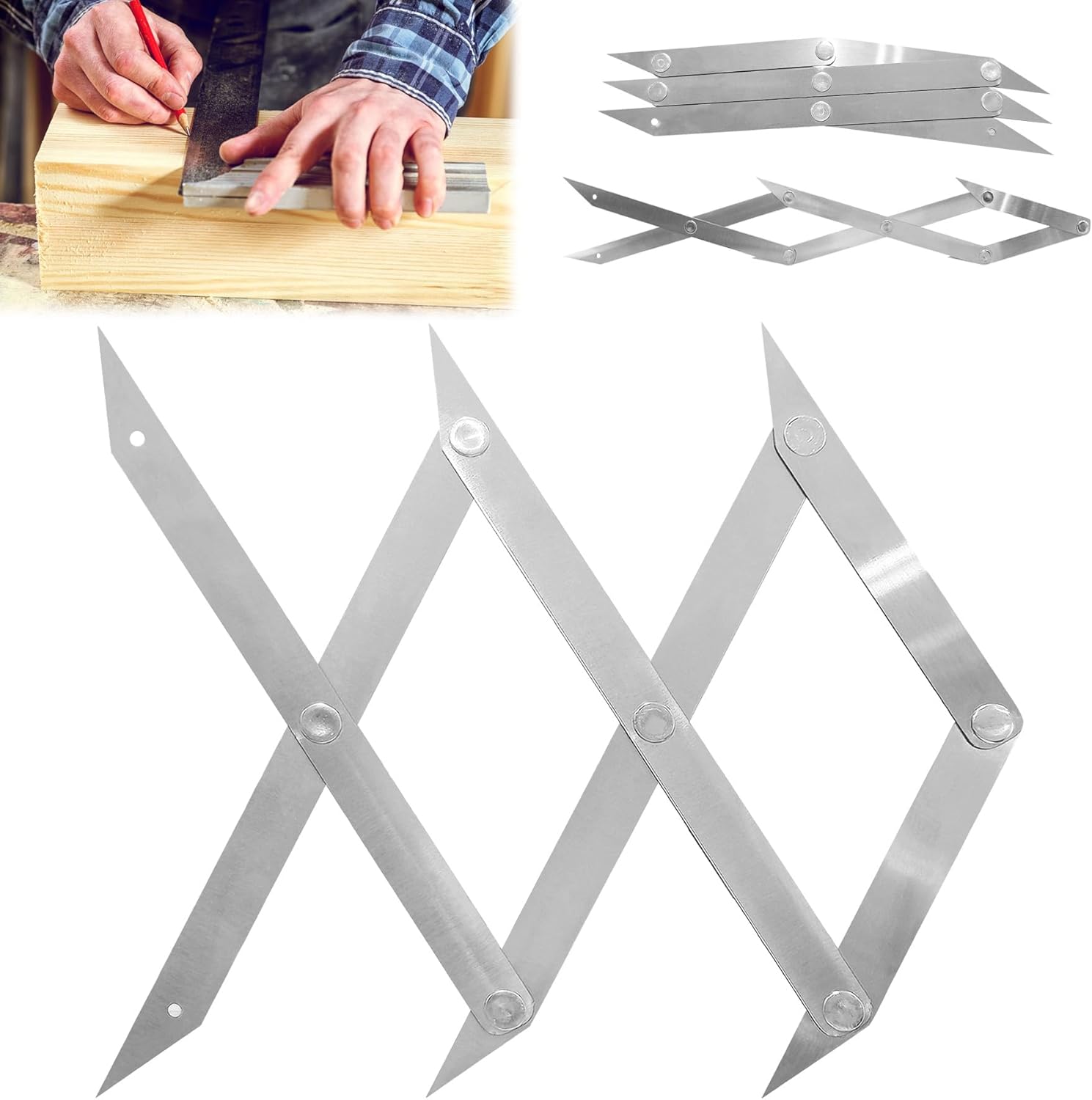 Picket Master Pro 3 Point,Center Finder for Precise Measurements ...