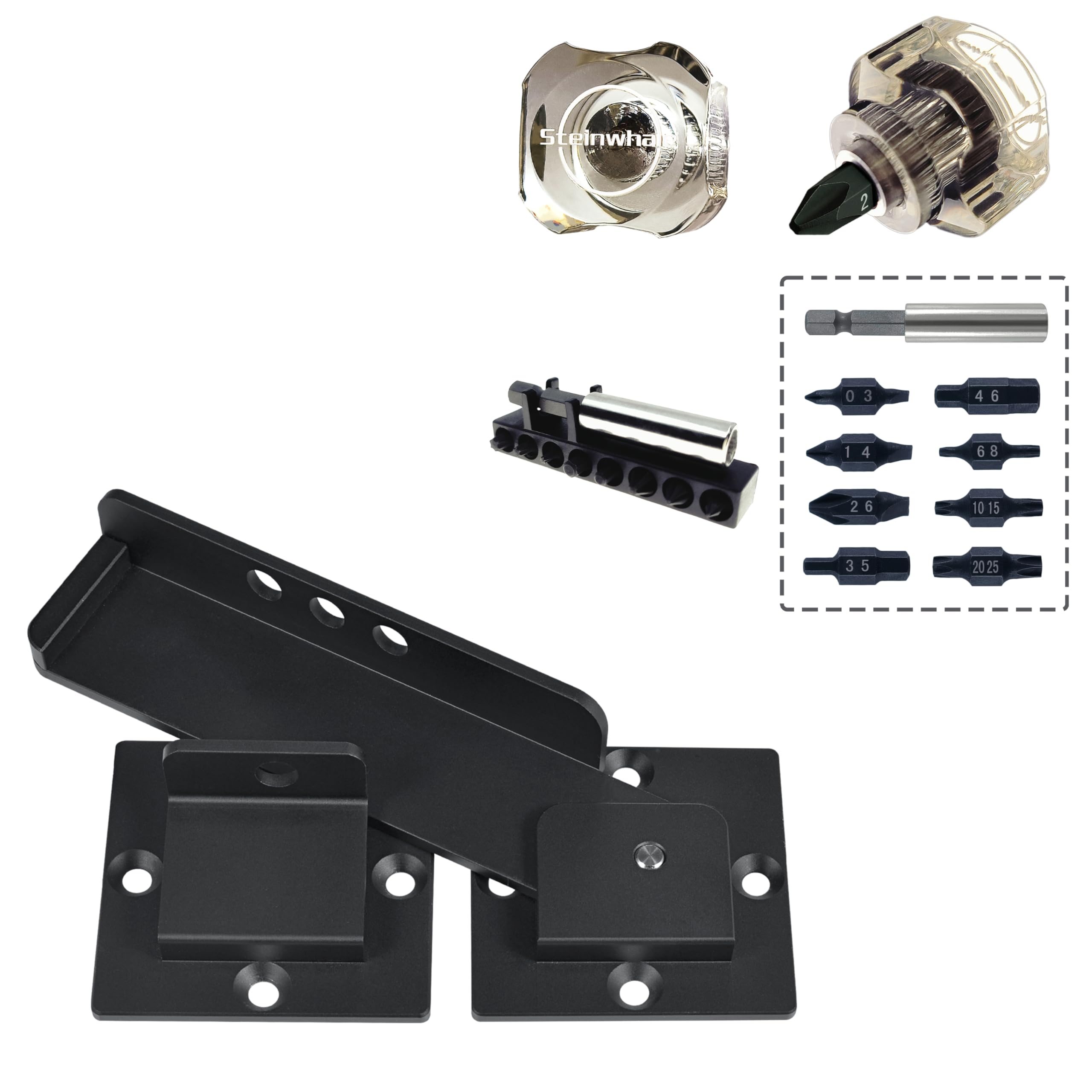 10in1 Short Stubby Mini Screwdriver for tight spots, 8pcs Double-headed ...