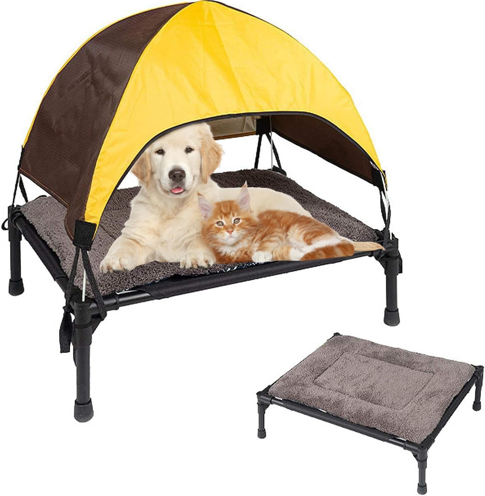 AbaqKalza Cama Plegable para Perro,Cama Elevada Portatil para Cachorro ...