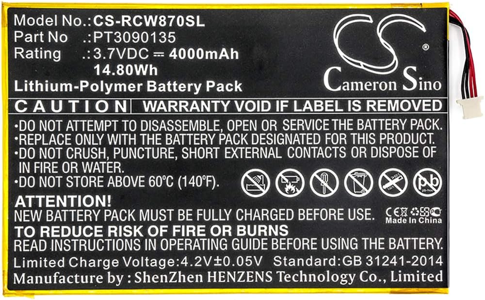 Amazon.com: HQRP Battery Compatible with RCA 10-Inch Viking Pro ...