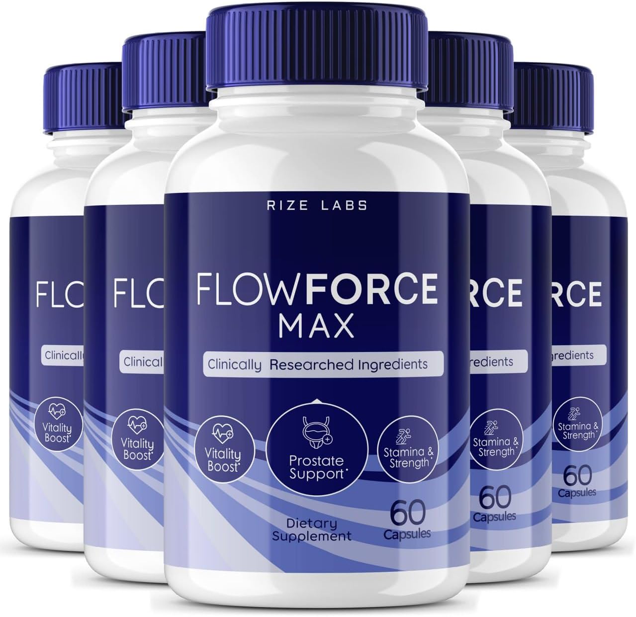 Amazon.com: rize labs (5 Pack) FlowForce Max Pills, FlowForce Max All ...