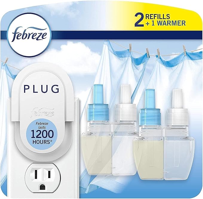 Amazon.com: Febreze PLUG, Linen & Sky, Starter Kit & (2) .87 fl. oz ...