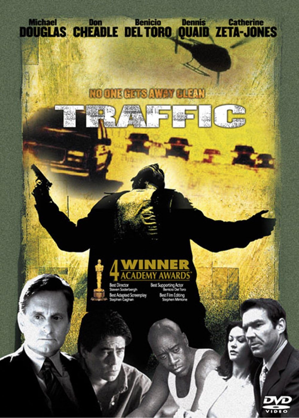 Traffic (2000) Michael Douglas, Benicio Del Toro, Catherine Zeta-Jones ...