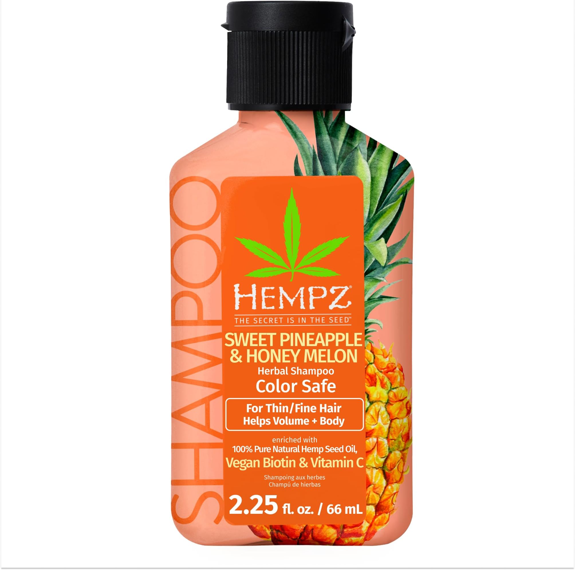Amazon.com : Hempz Biotin Shampoo - Sweet Pineapple & Honey Melon - For ...