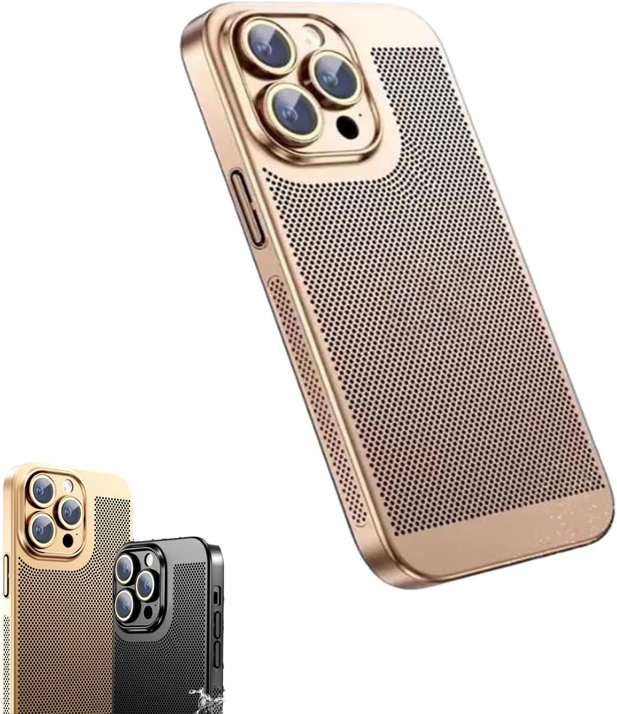 Amazon.com: Electroplating Heat Dissipation Phone Case, Ice Sense ...