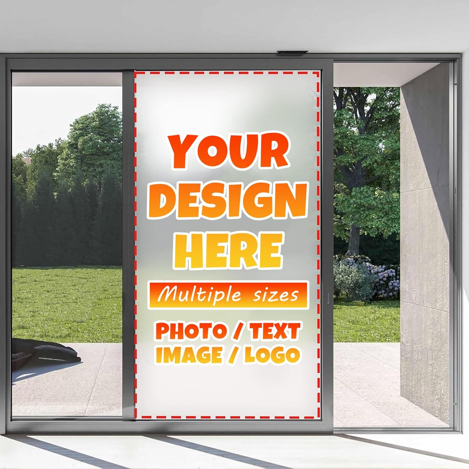 Amazon.com: Custom Business Sign, Window Store Logo, Operation Hours ...
