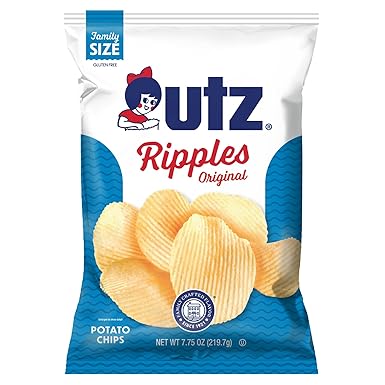 Amazon.com: Utz Ripples Original Potato Chips, 7.75 Oz