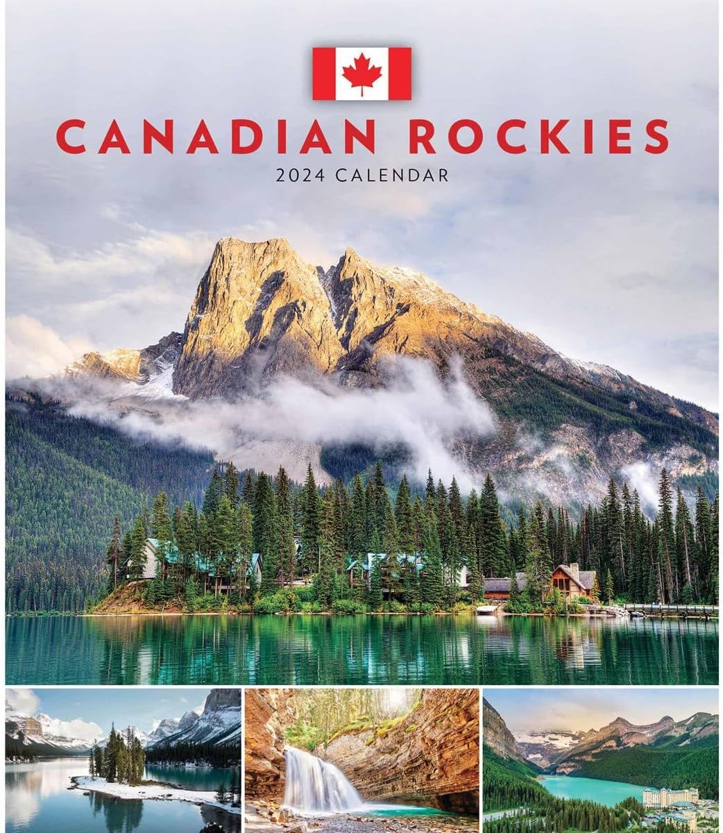 Amazon.com : Carousel Calendars, Canadian Rockies 2024 Easel Desk ...