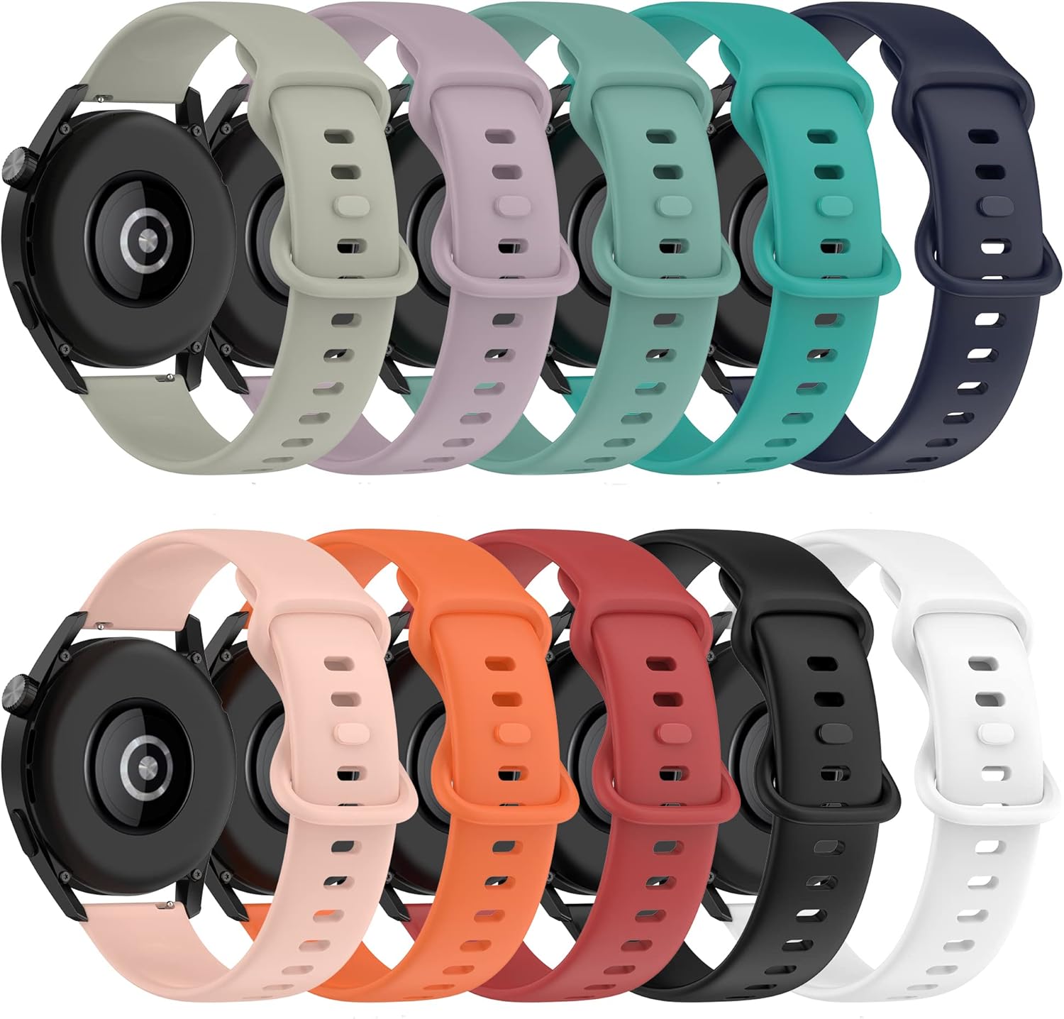 Amazon.com: FitTurn [10 Pack] Watch Bands Compatible with Amazfit GTR ...