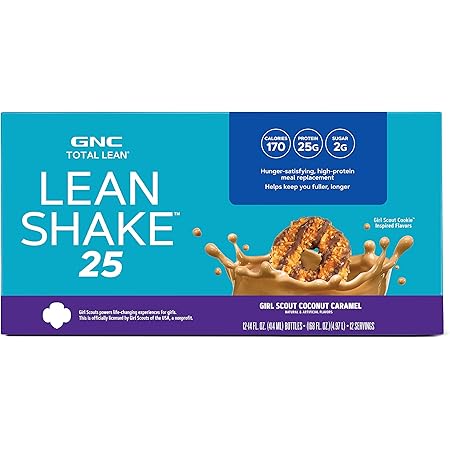 Amazon.com: GNC Total Lean | Lean Shake 25 Protein Powder | High ...