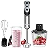 Bosch ErgoMix Hand Blender MS6CA4150G with mini chopper, whisk, 12 ...