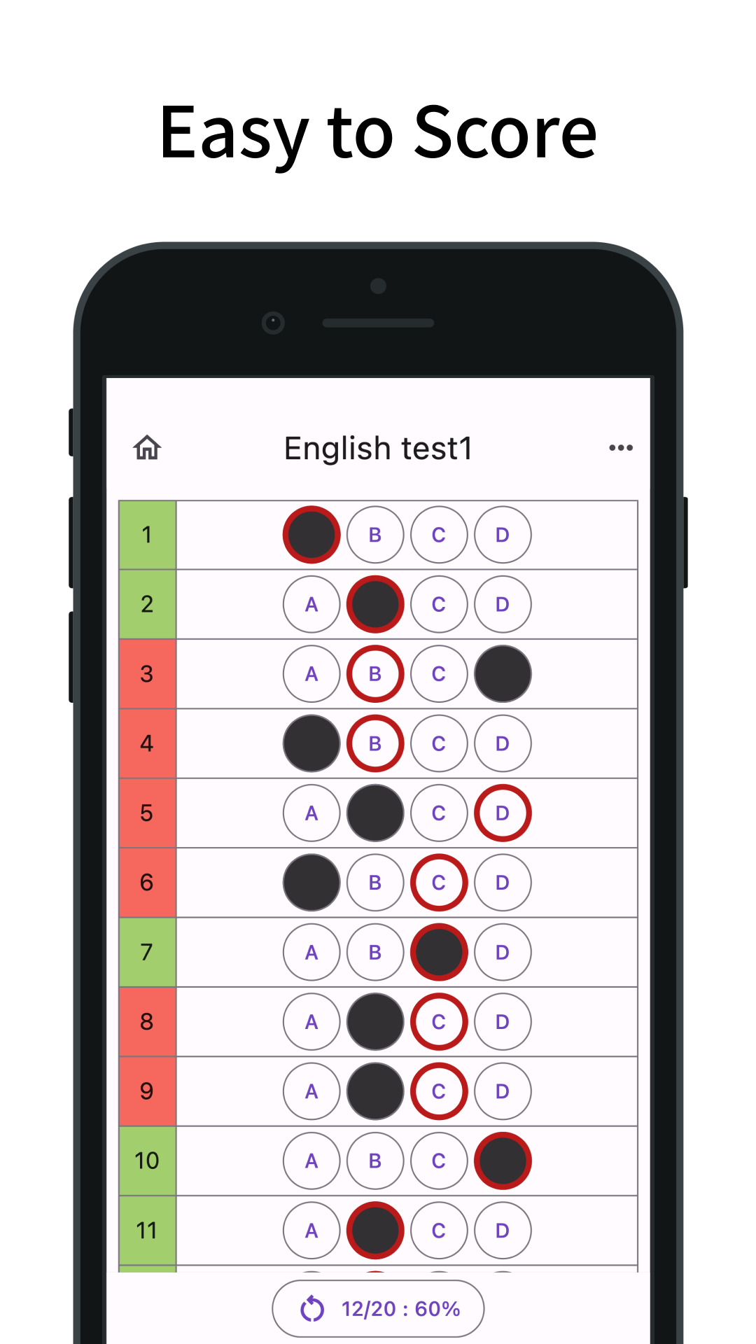 MarkSheet: answer sheet - App on Amazon Appstore