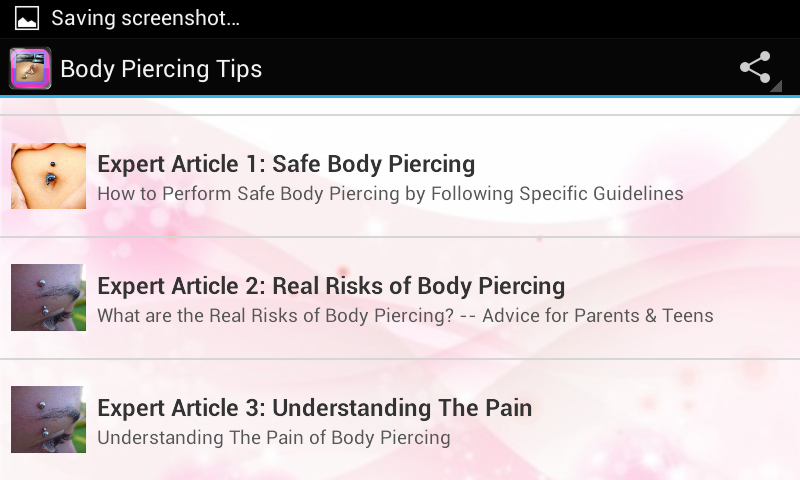 Body Piercing Tips - App on Amazon Appstore