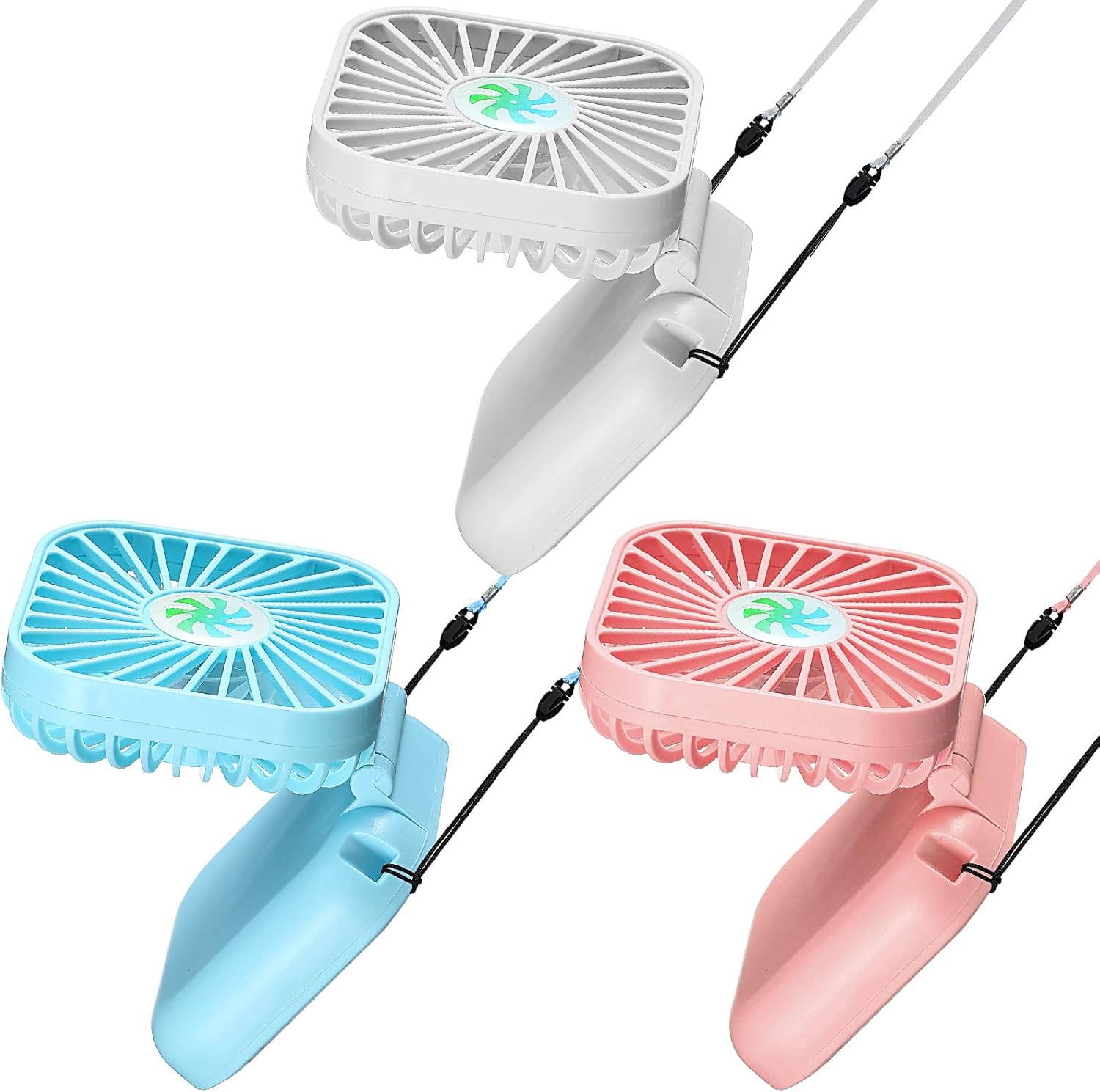 Amazon.com: Hortsun 3 Pack Portable Neck Fan Mini Handheld Personal ...