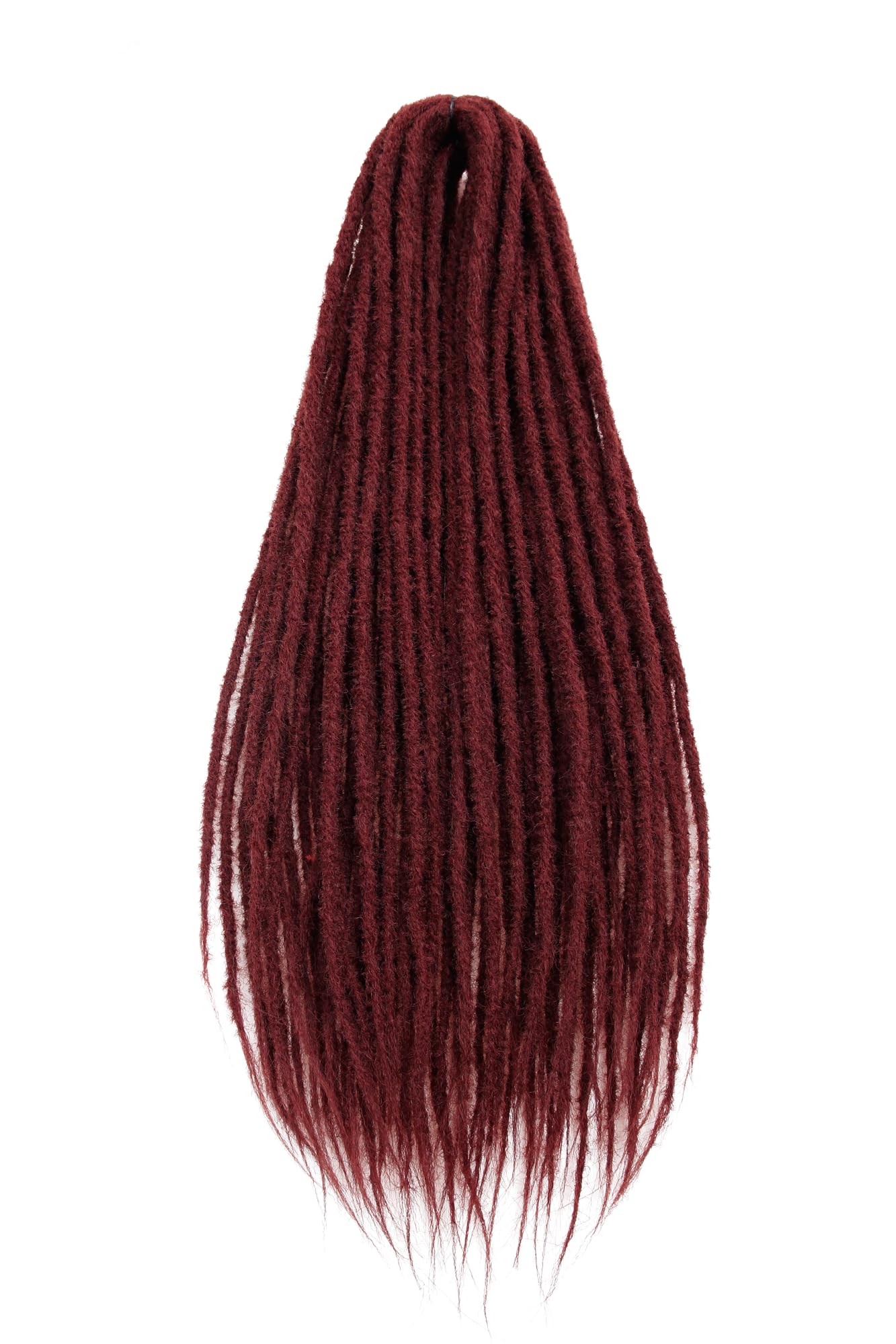 Amazon.com : 20 Strands 24 Inch Burgundy Dreadlocks Extensions Dread ...
