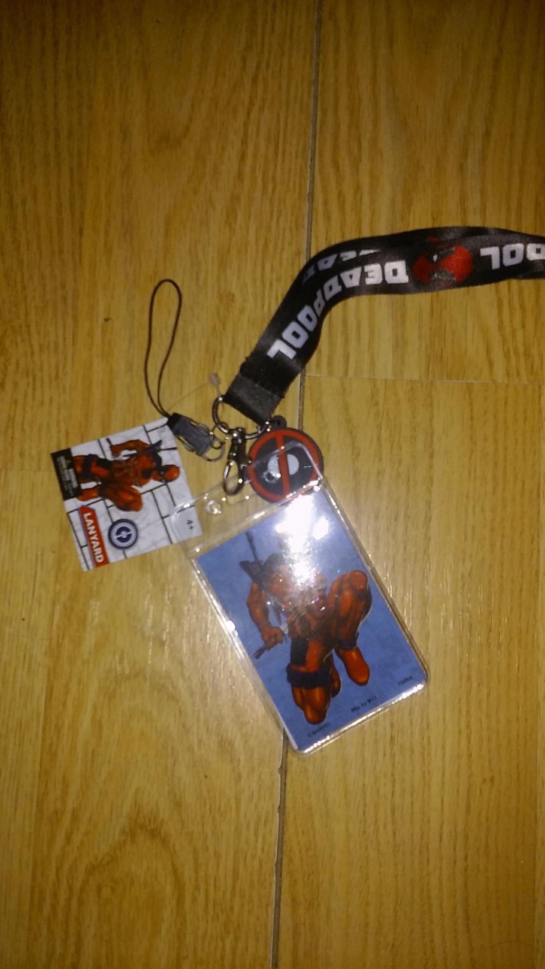 Amazon.com: Marvel Deadpool Lanyard with PVC Dangle,Black : Office Products