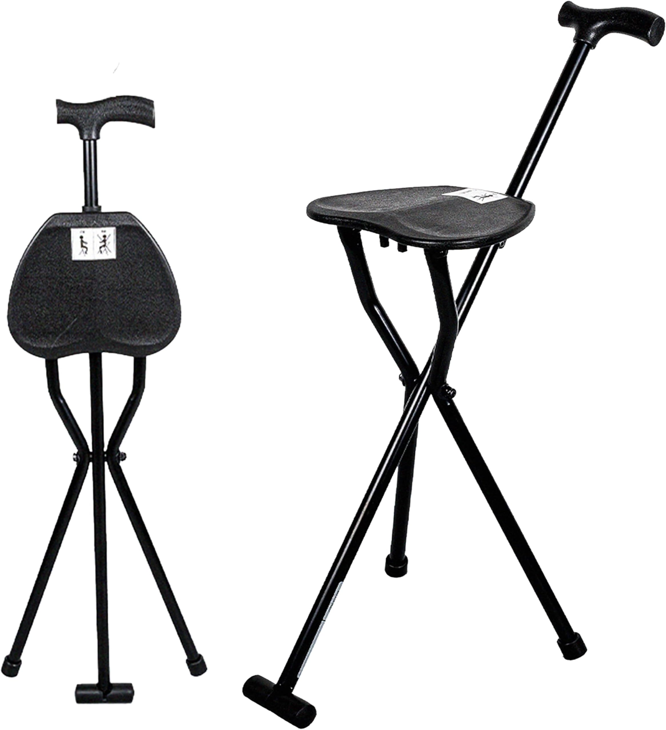 Streetwize - Heavy Duty Folding Walking Stick Chair | Lightweight ...