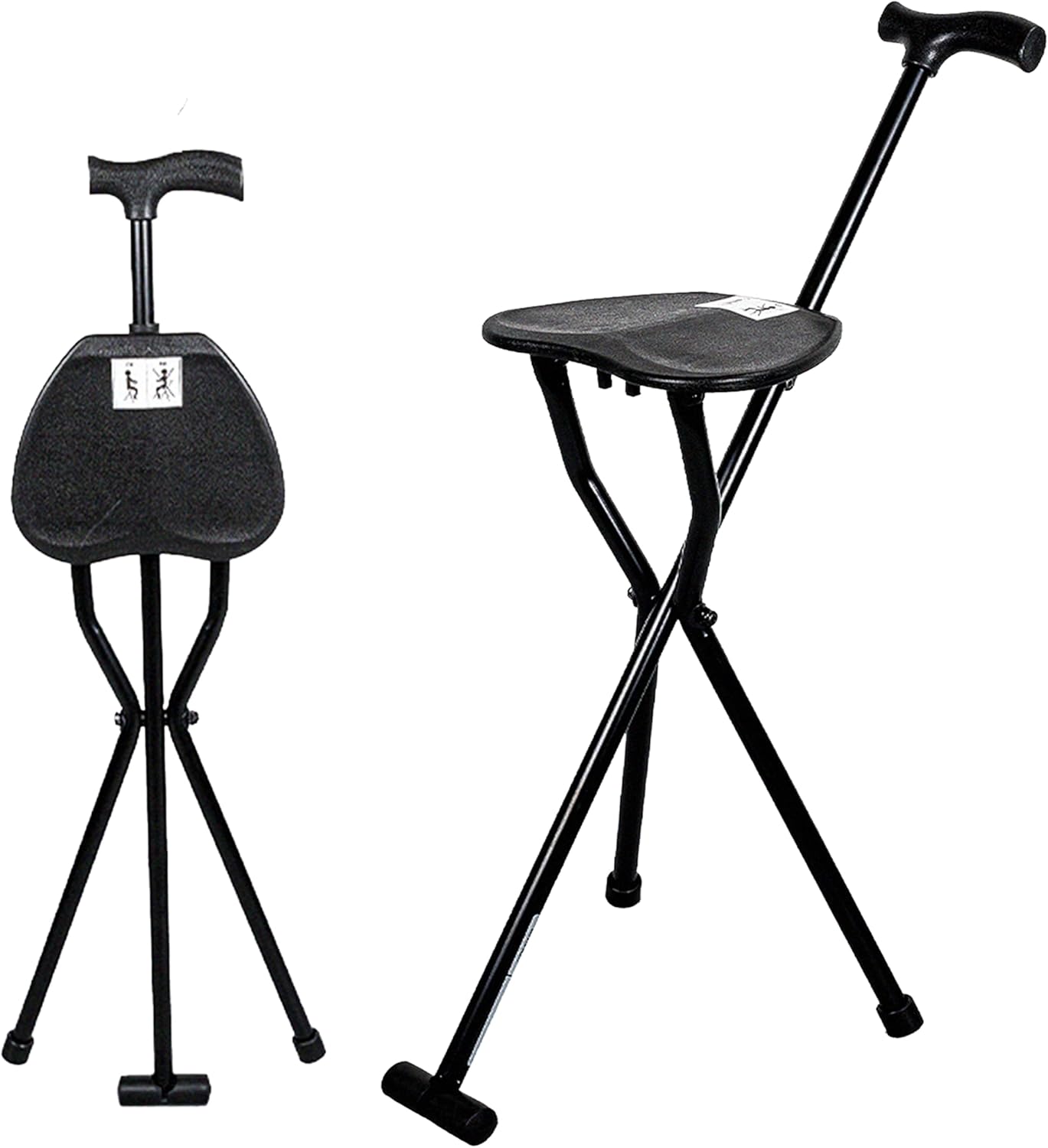 Walking Stick with Seat | Mobility Aids for Walking | 2-in-1 Walking ...