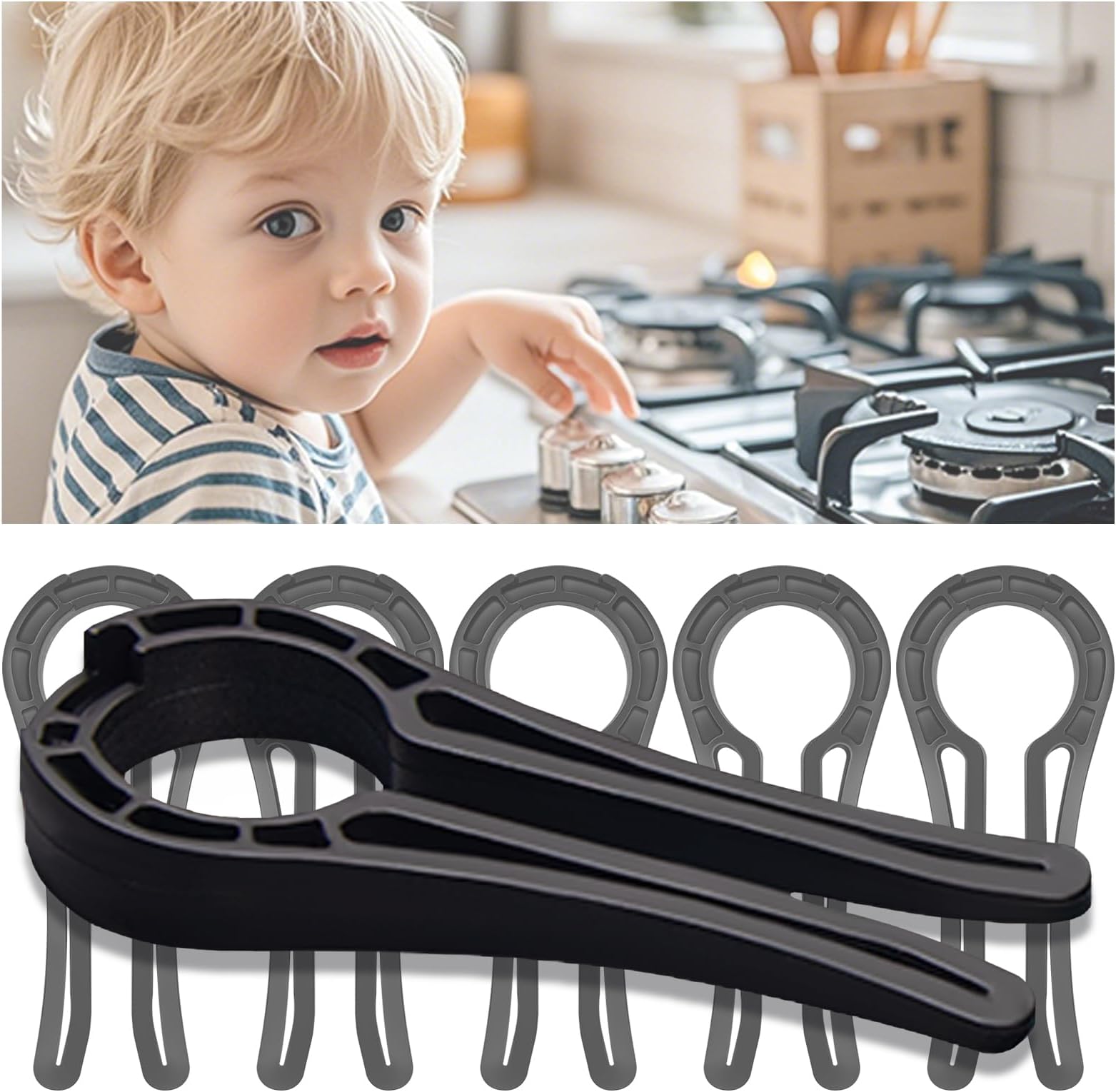 Amazon.com : Stove Knob Safety Covers for Child, Gas Stove Knob Locks ...