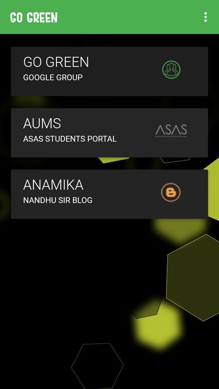 GO GREEN - App on Amazon Appstore