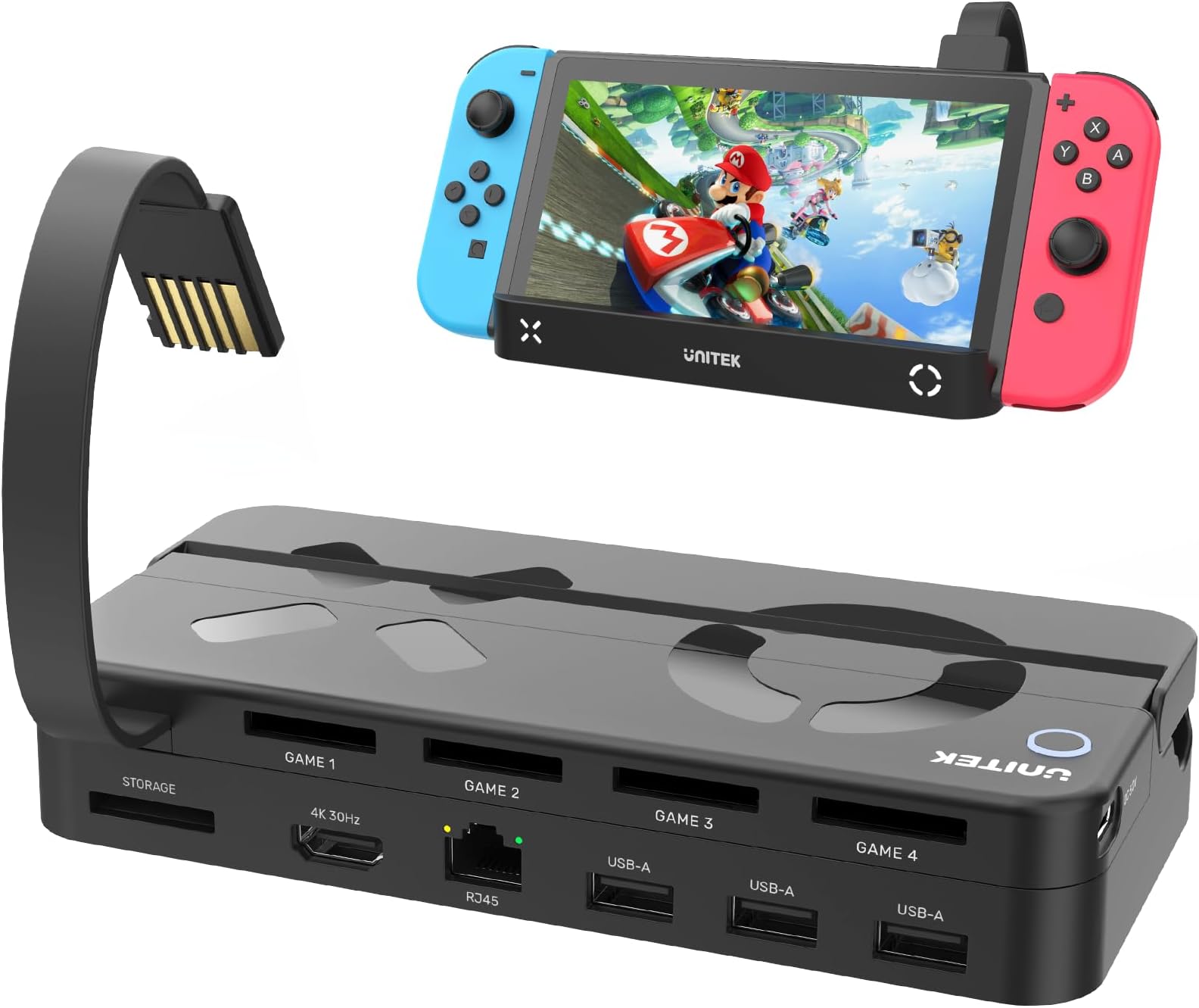 Amazon.com: Unitek Switch Dock Station, Game Card Reader with 4K HDMI ...