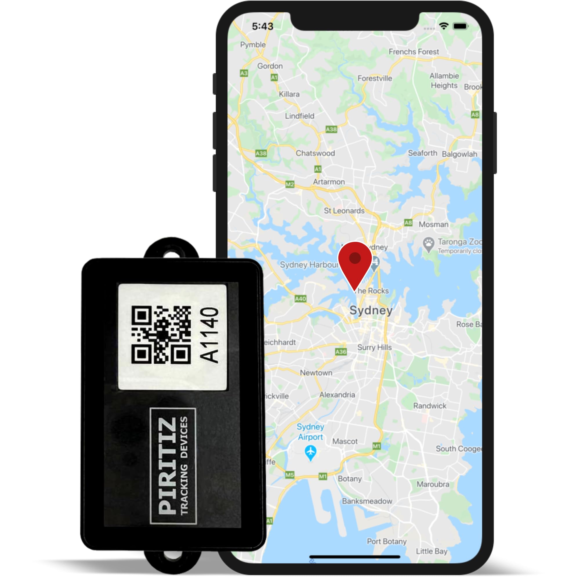 Amazon.com: PIRITIZ GPS Tracker for Vehicles Long Battery Life. Small ...