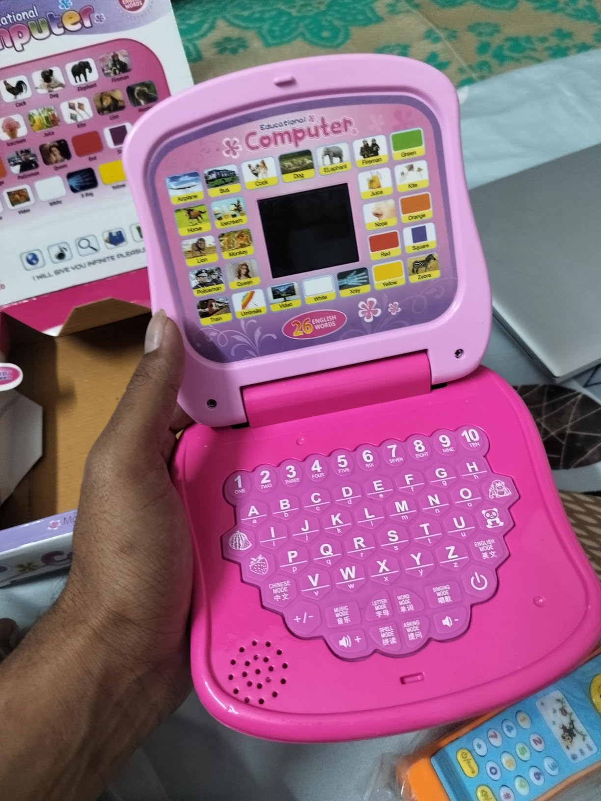 GRAPHENE® Educational Learning Kids Laptop Tablet Computer Plus Piano ...