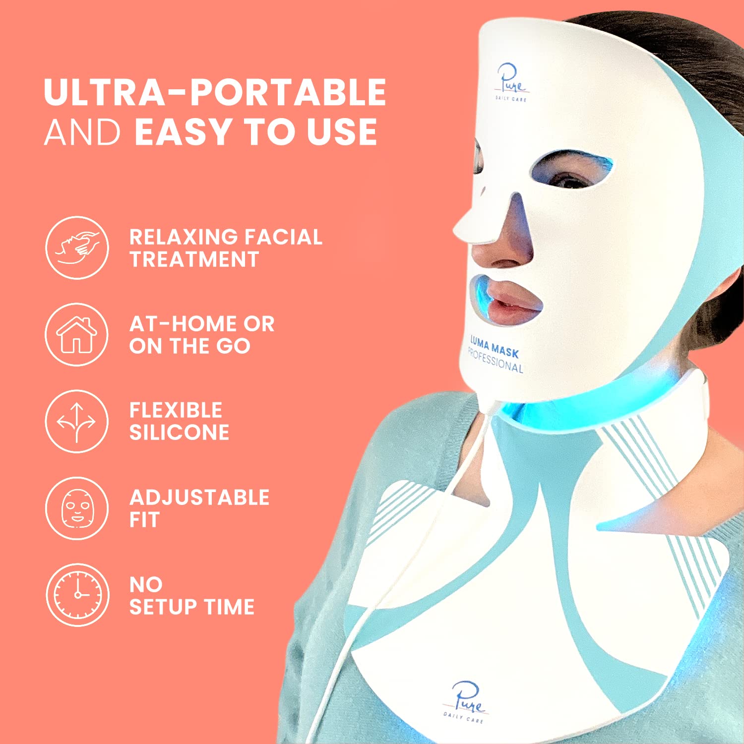 Buy Luma Mask PRO by Pure Daily Care l LED Mask by Pure Daily Care I ...