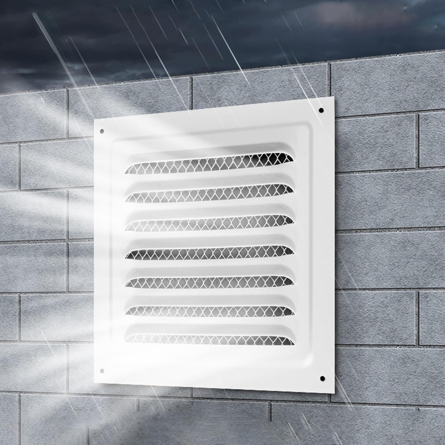 Vent Systems - Soffit Vent Cover - Air Vent Louver - Grill Cover ...