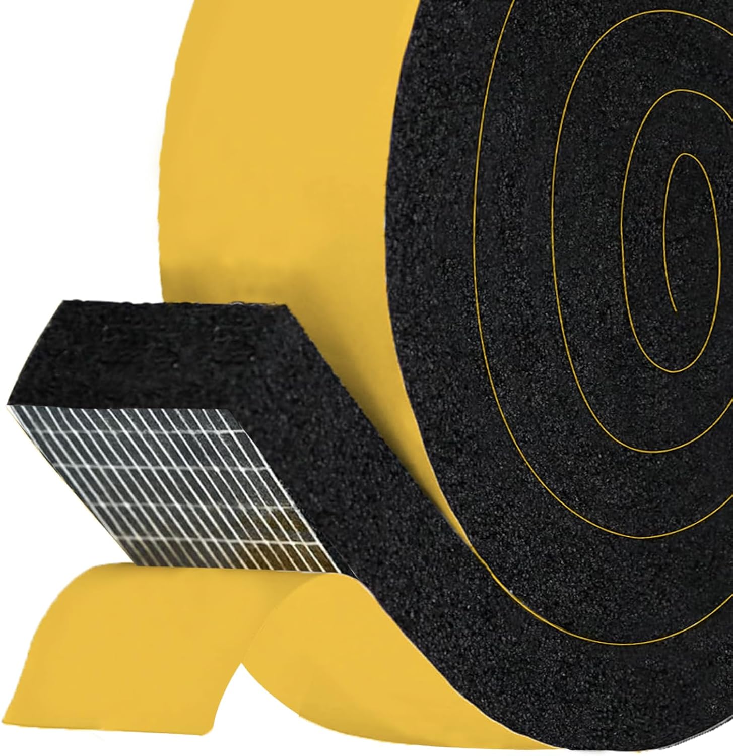 High Density Foam Tape Air Conditioner Window Seal, 2x1 Inch Thick Foam ...