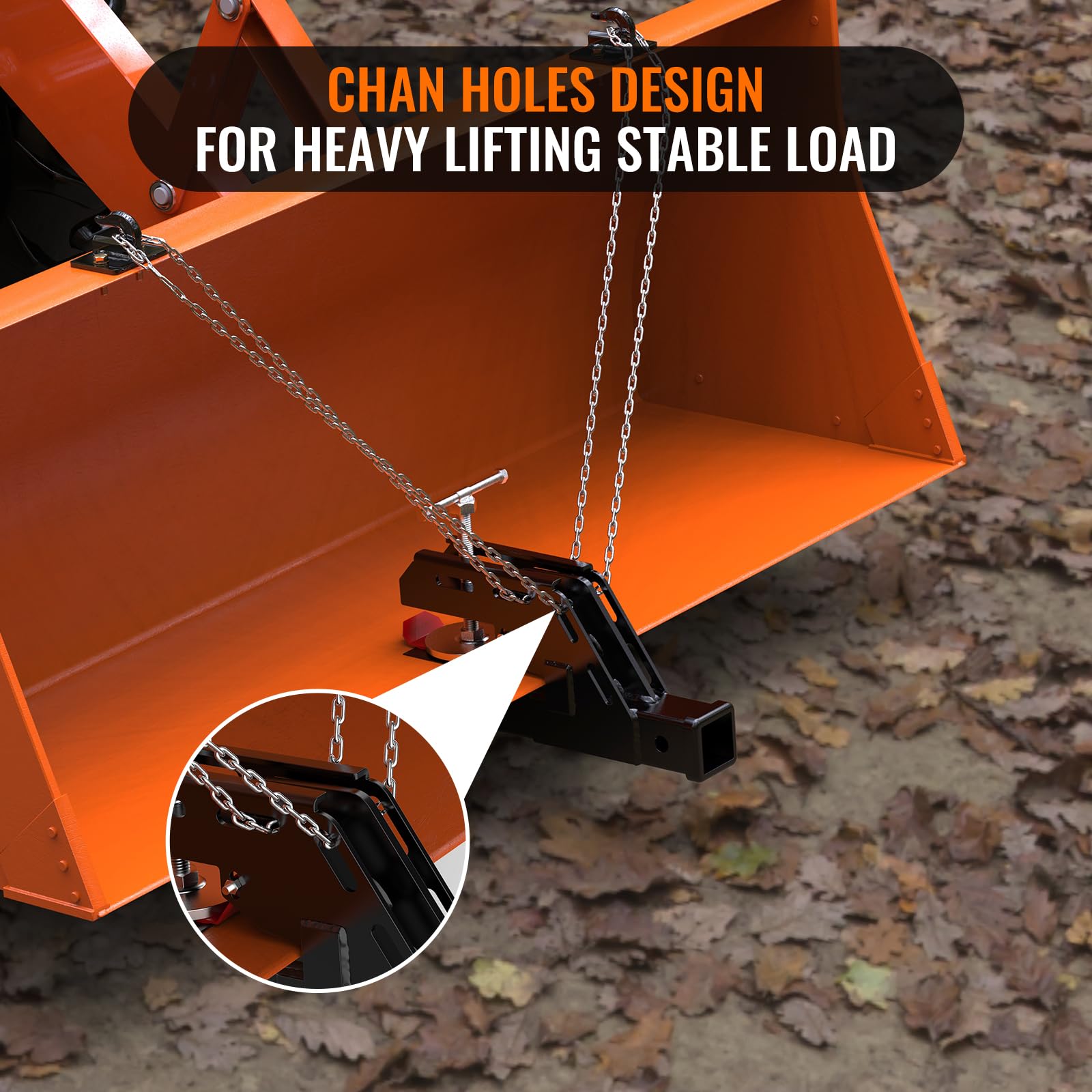 Snapklik.com : 2025 New Upgraded Tractor Bucket Hitch Receiver