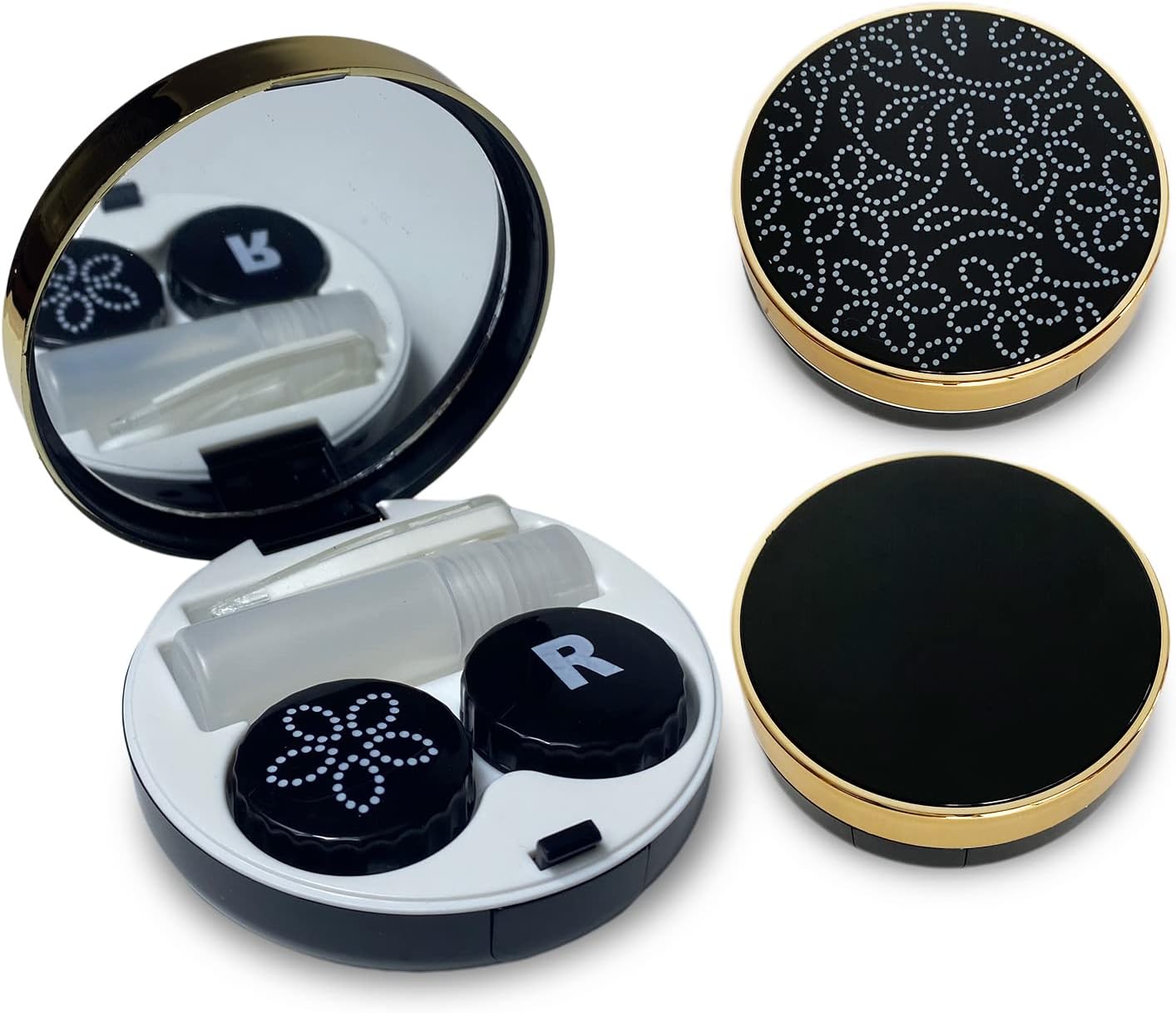 Amazon.com: Chris.W 3Pcs Cute Contact Lens Case Travel Portable Contact ...