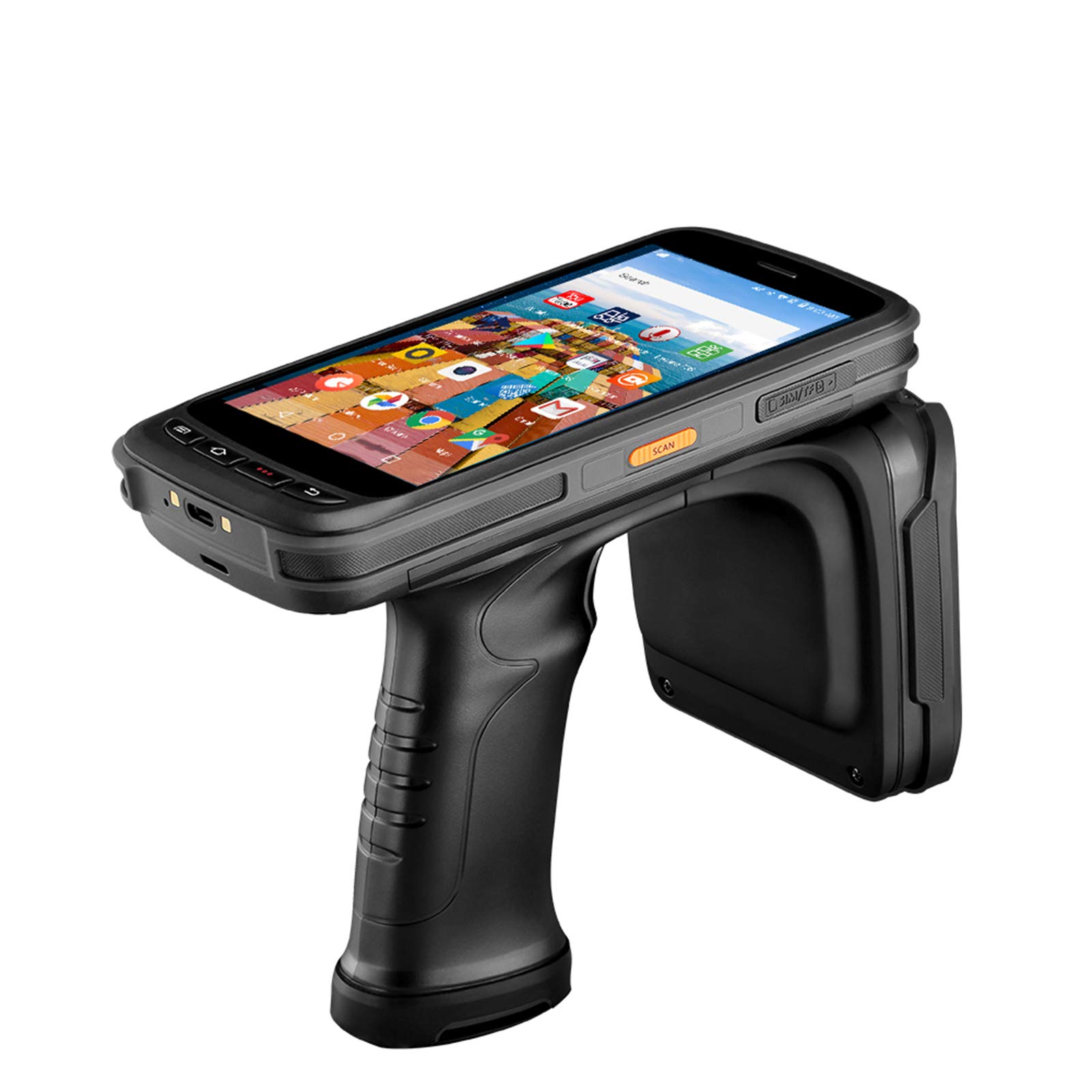 Buy UHF RFID Android 2D Barcode Scanner MUNBYN Wireless Mobile Reader ...