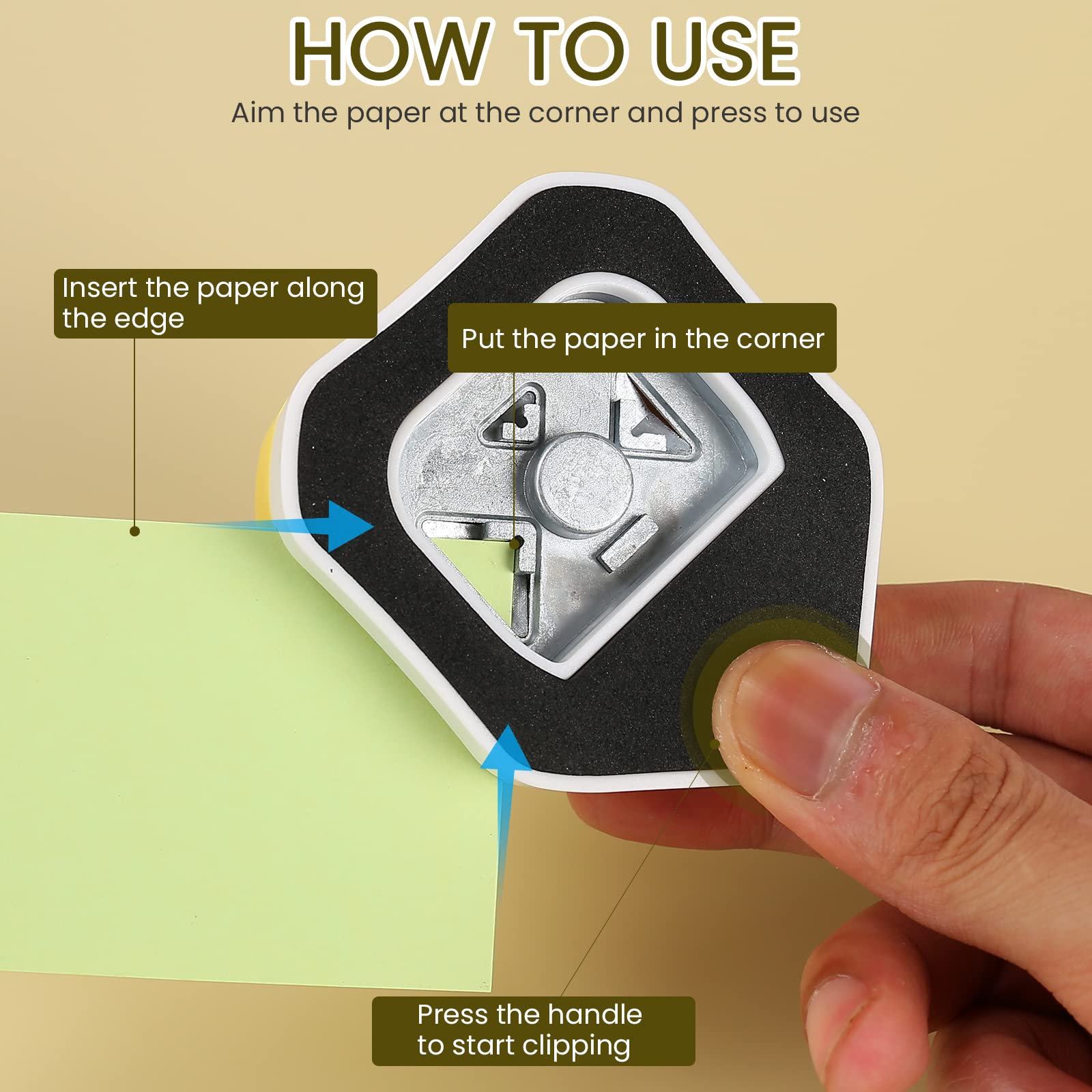 Snapklik.com : MyArTool 3 In 1 Chamfer Corner Punch, 3 Way Craft Paper ...